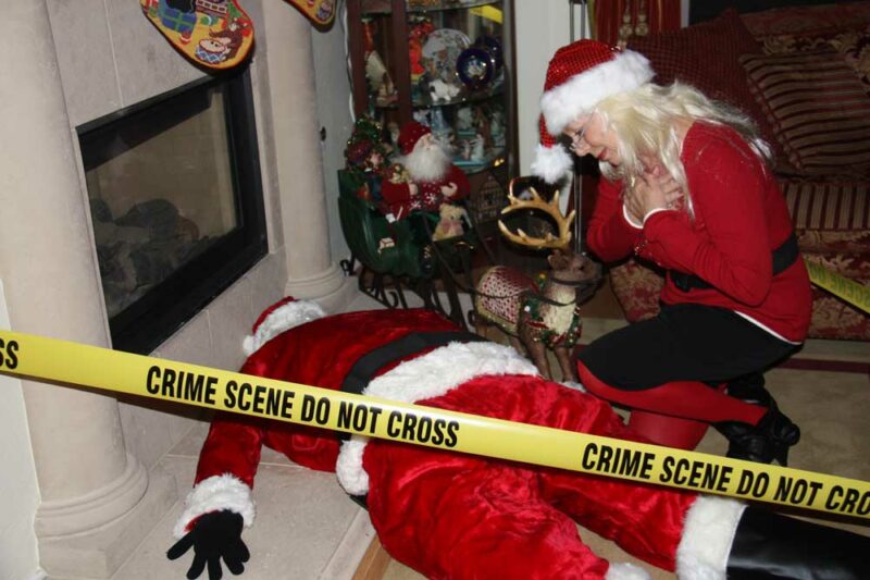 Christmas Murder Mystery Party Game - Who Killed Santa?